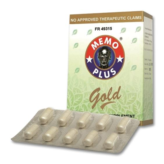 MEMO PLUS GOLD Bacopa Monniera Extract 125mg Capsule 1's price in the ...
